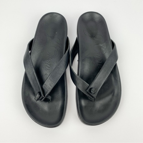 J. Crew | Shoes | J Crew Sandals Womens Size 75 Pacific Leather Thong ...